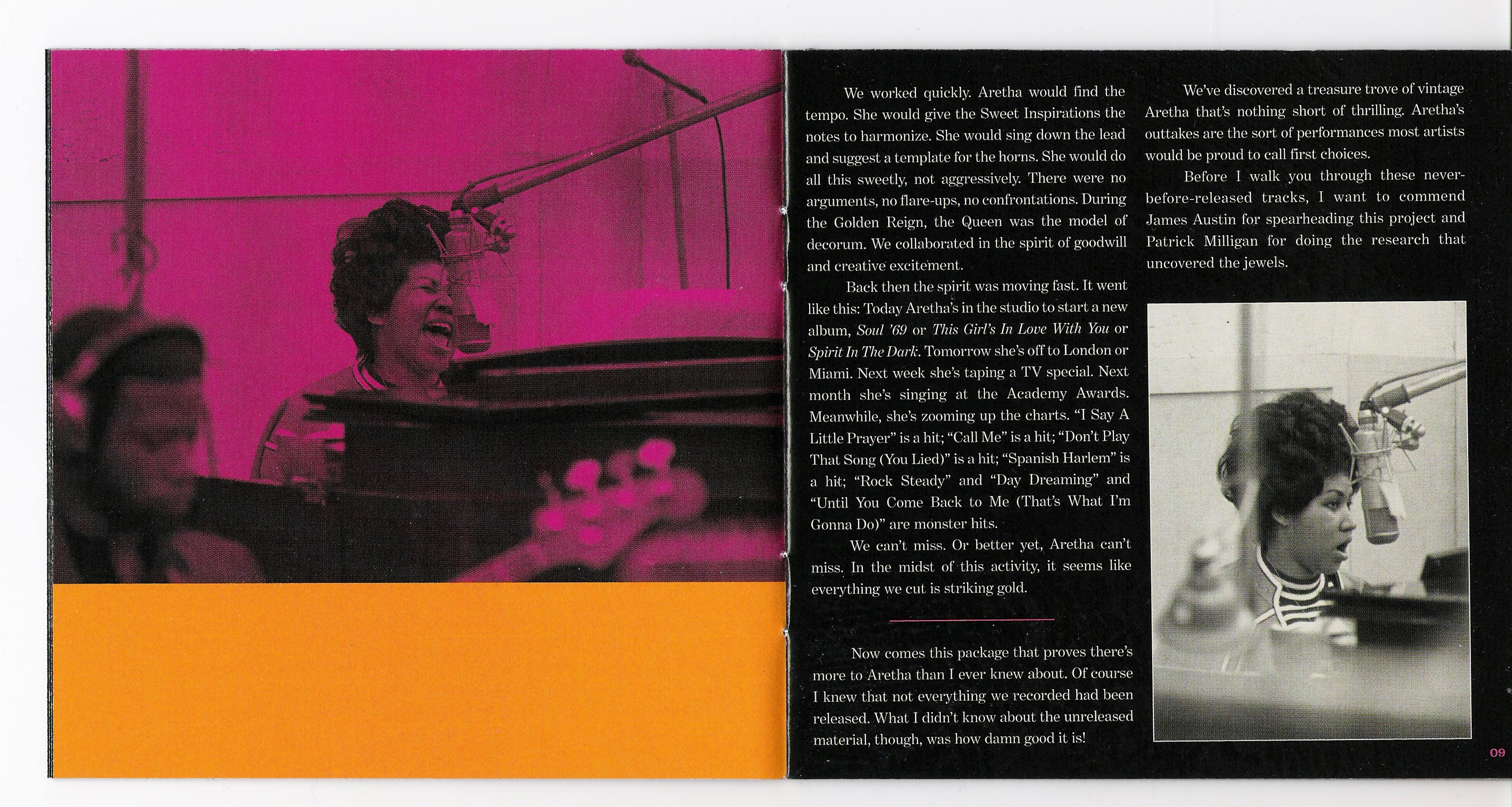 Aretha Franklin Rare & Unreleased Recordings : Booklet 5 | CD Covers ...